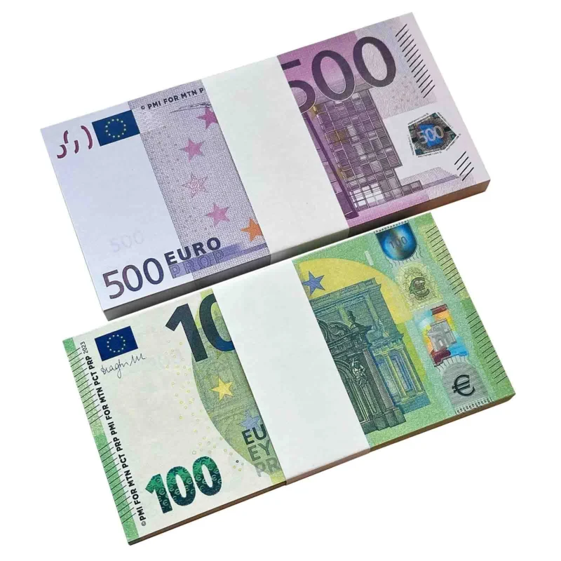€100|€500 Prop Euro Banknote Stacks - Prop Money Euro